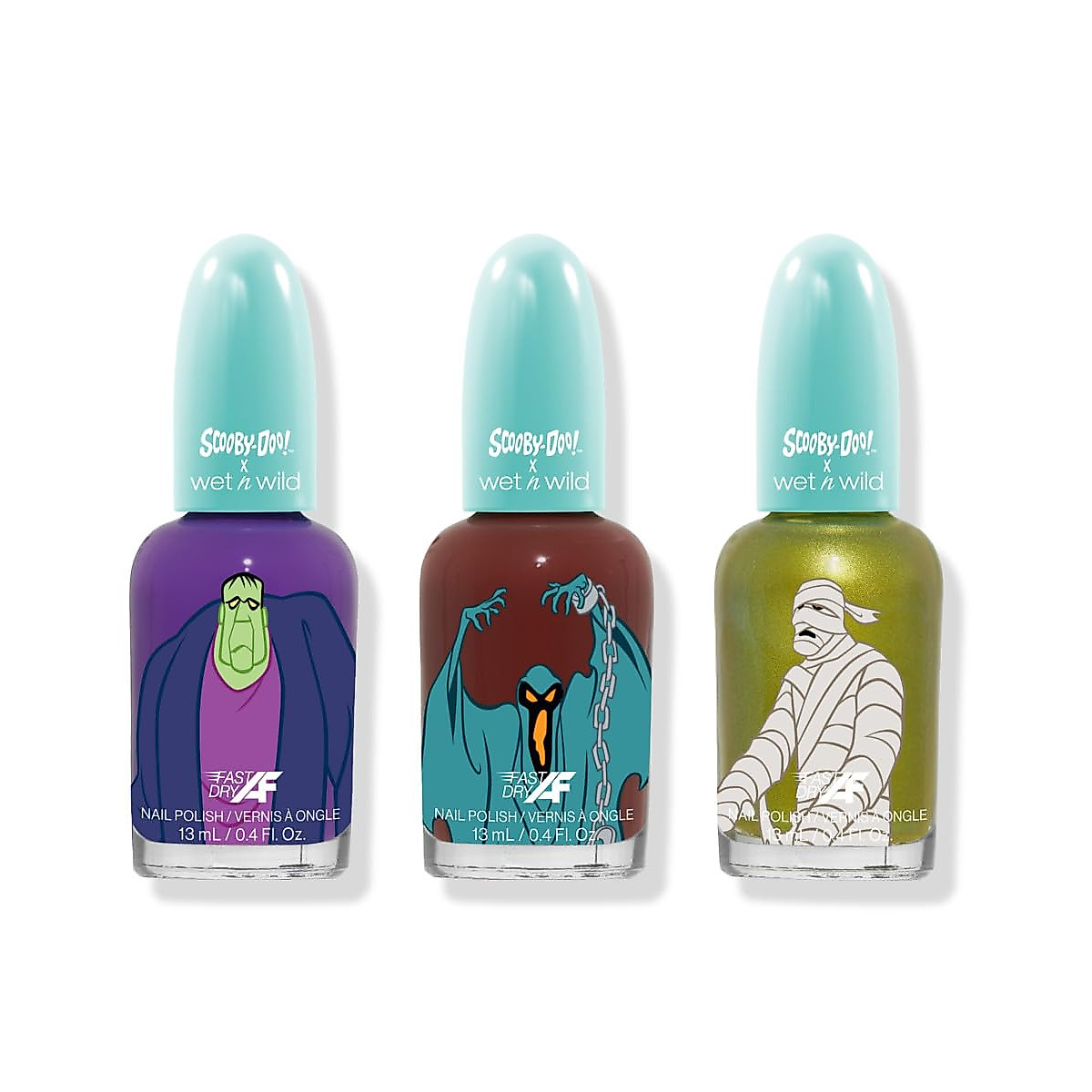 wet n wild Scooby Doo Collection RUH-ROH! 3-Piece Nail Polish Set