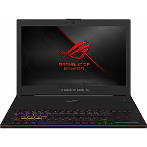 ASUS ROG Zephyrus GX501 Home & Business Laptop (Intel i7-8750H 6-Core, 16GB RAM, 512GB SSD, GTX 1080, 15.6" 144Hz Full HD (1920x1080), WiFi, Bluetooth, Backlit KB, Win 10 Pro) (Renewed)