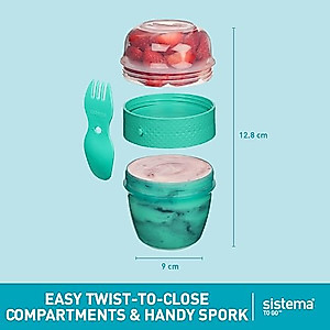 Sistema Go Snack Attack, 515 ml, Assorted Colours