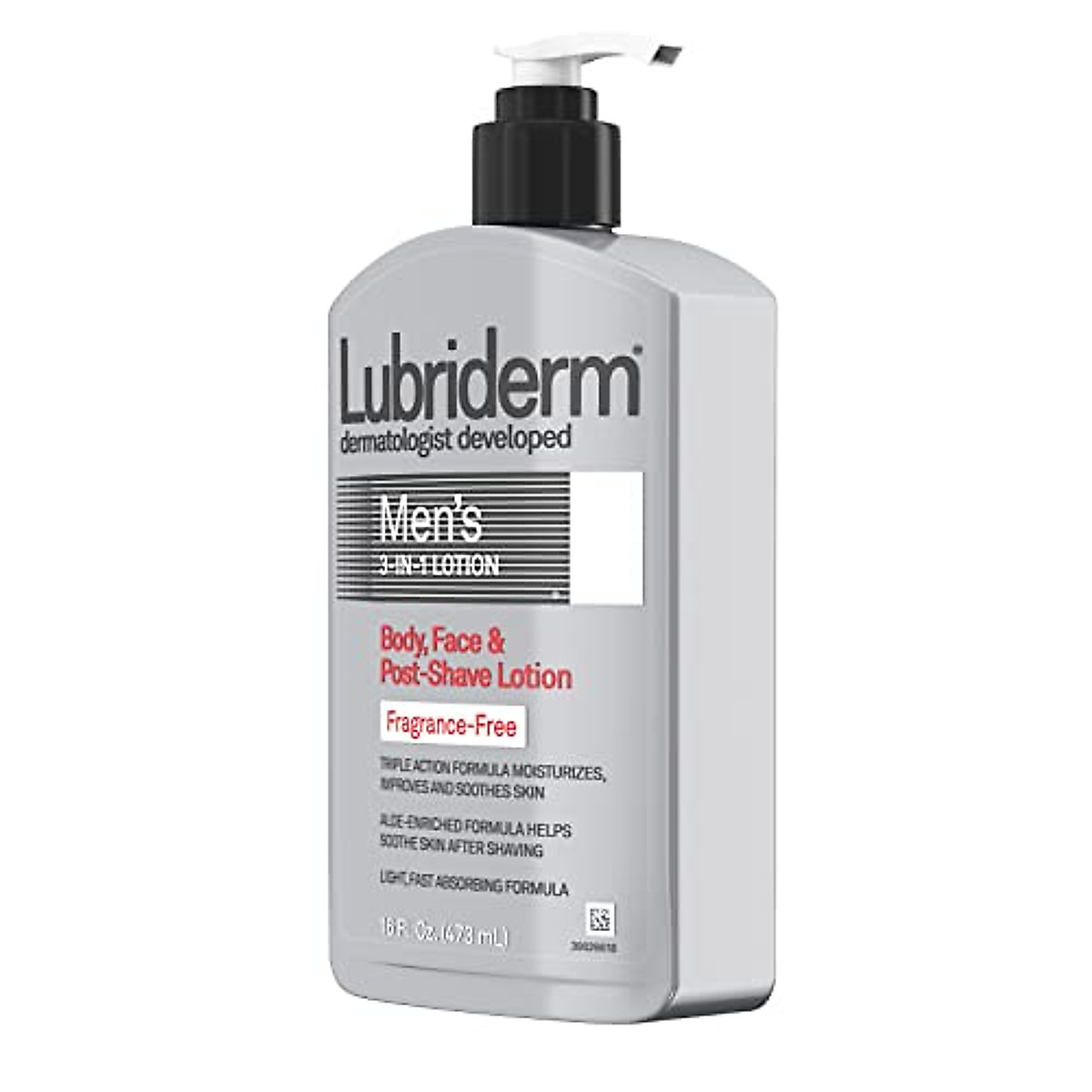 Lubriderm Men's 3-In-1 Moisturizing Body Lotion with Aloe, 16 fl. oz