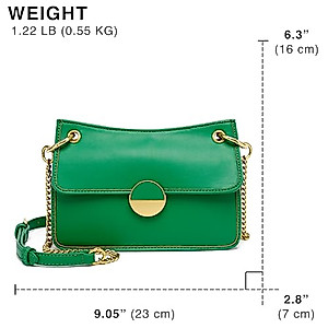 Scarleton Cross Body Bag, Purses and Handbags, Slim Cross Body Purse, Women’s Crossbody Handbags, Travel Bag Small, H2090_13 - Green