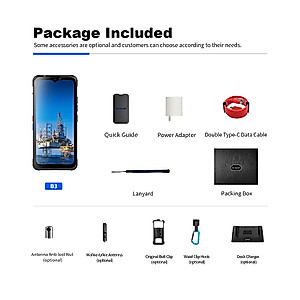 Big Walnut B3 Rugged Smartphone(2023), Dual Card 5G 17GB+256GB Rugged Phone Unlocked, 6.58" FHD+ Rugged Cell Phone, Android 12, 108MP Camera, 24MP Night Vision, NFC ATEX Smartphone