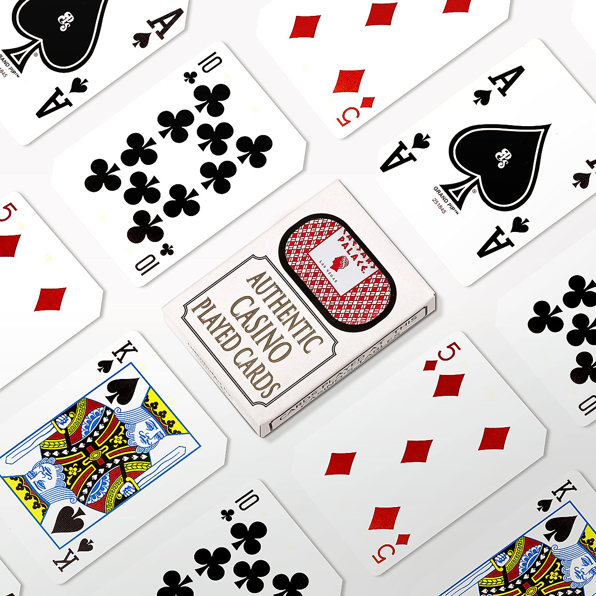 Las Vegas Style Playing Cards | Assortment of Nevada Casinos | May Include Dealer Markings | No Jokers | 8 Decks of Poker Cards
