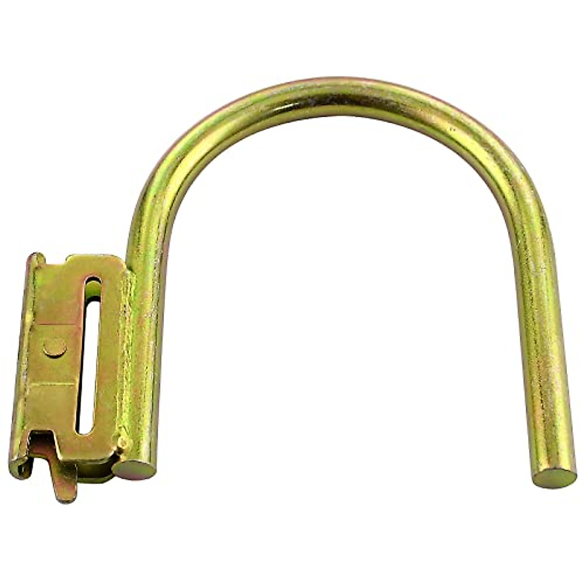 Robbor E-Track J Hook with E Track Spring Fitting Heavy Duty 5" Wide Enclosed Large Steel Jhook E Track Accessories for E Track and X Track System