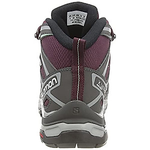 Salomon X Ultra Pioneer MID CLIMASALOMON Waterproof Hiking Boots for Women Trail Running Shoe, Wine Tasting/Magnet/Granite Green, 7.5