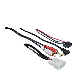Metra 70-8114 Steering Wheel Control Wire Harness with RCA for 2003-Up Select Toyota/Scion/Lexus Vehicles & Metra 70-1761 Radio Wiring Harness For Toyota 87-Up Power 4 Speaker