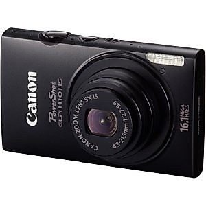 Canon PowerShot ELPH 110 HS 16.1 MP CMOS Digital Camera with 5x Optical Image Stabilized Zoom 24mm Wide-Angle Lens and 1080p Full HD Video Recording (Black) (OLD MODEL)