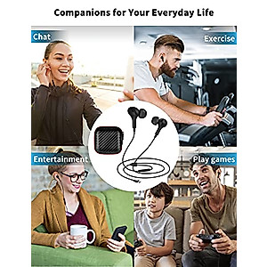 TITACUTE USB C Headphone for Samsung S23 S22 S21 S20 A53 A54 Wired Earbuds Magnetic in-Ear Type C Earphone with Microphone Volume Control Bass Stereo Noise Canceling Galaxy Z Flip Pixel 6 6a 7 OnePlus