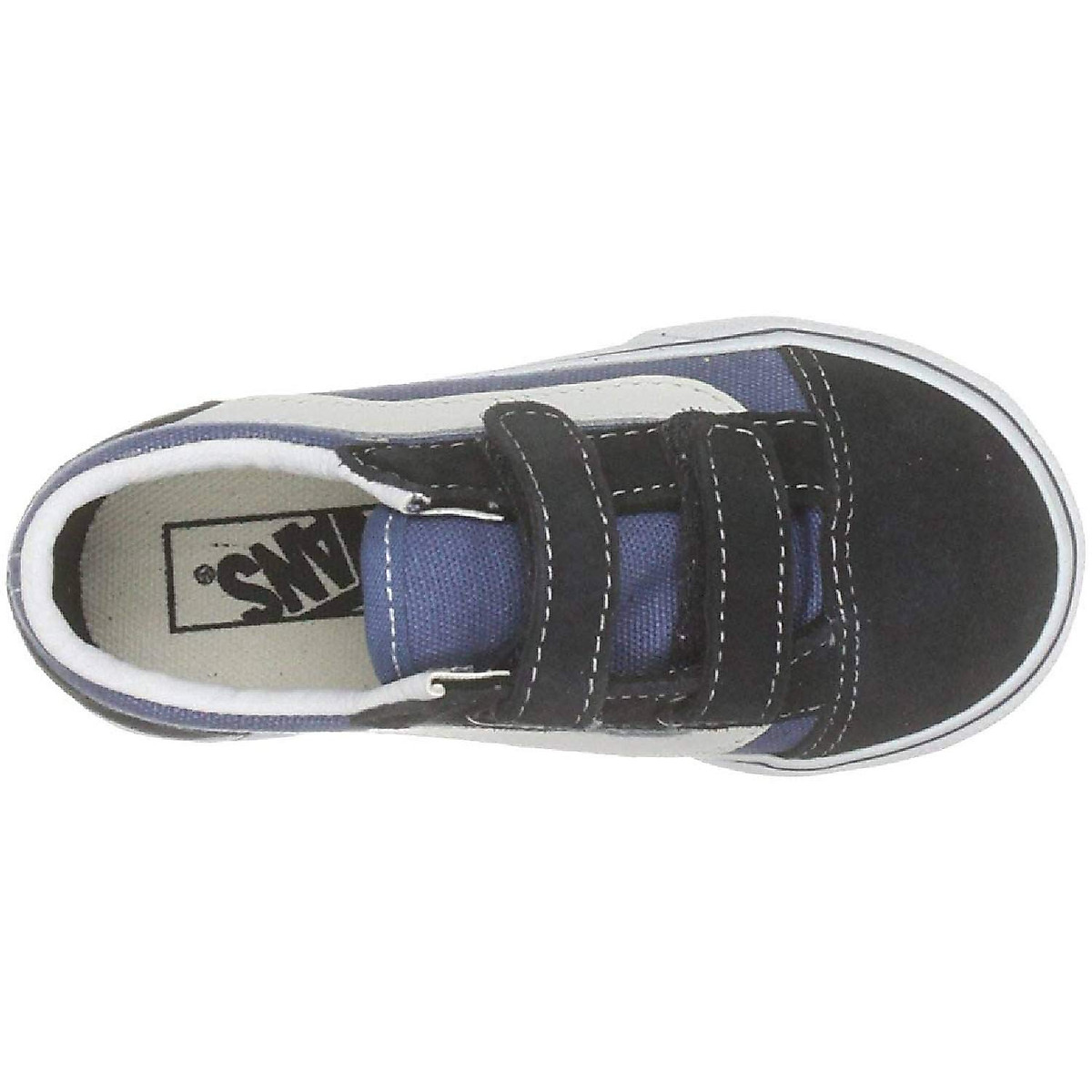 Vans Unisex Old Skool V Active, Navy, 10 M US Toddler