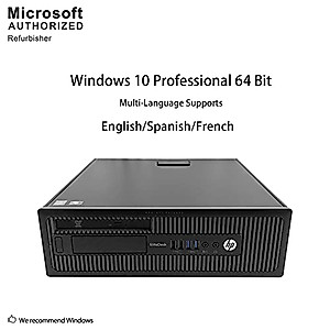 HP EliteDesk 800 G1 Desktop, Intel Core i7 4770 3.4Ghz, 32GB DDR3 RAM, 1TB SSD Hard Drive, USB 3.0, DVDRW, Windows 10 Pro (Renewed)