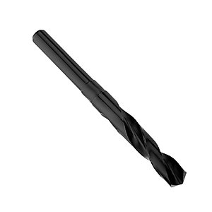 Auniwaig Reduced Shank Drill Bit, 0.59" HSS Drill Bit, 155mm Length High Speed Steel with Straight Shank, for Iron Cooper Aluminum Plate Metal