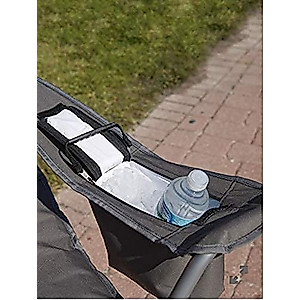 LivingXL 1,000-lb. Capacity Heavy-Duty Portable Chair Charcoal 1,000 lb