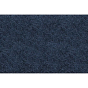 OCM All-Purpose 4' x 6' Foldable Carpet in Navy Blue | Area Rug for College Dorm Rooms, Bedrooms and Bathrooms | Rubber Backing | Nylon Pile for Soft Plush Feel and Durability