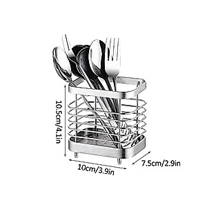 Caluself Utensil Holder for Kitchen Counter,Cooking Utensil Holder for Spatula Spoon,Wire Utensil Organizer,Metal Stainless Steel Utensil Holder,Kitchen Utensil Holder for Countertop