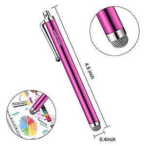 Stylus Pens for Touch Screens, StylusHome 10 Pack Mesh Fiber Tip Stylus Pens for ipad iPhone Tablets Samsung All Precision Capacitive Universal Touch Screen Devices