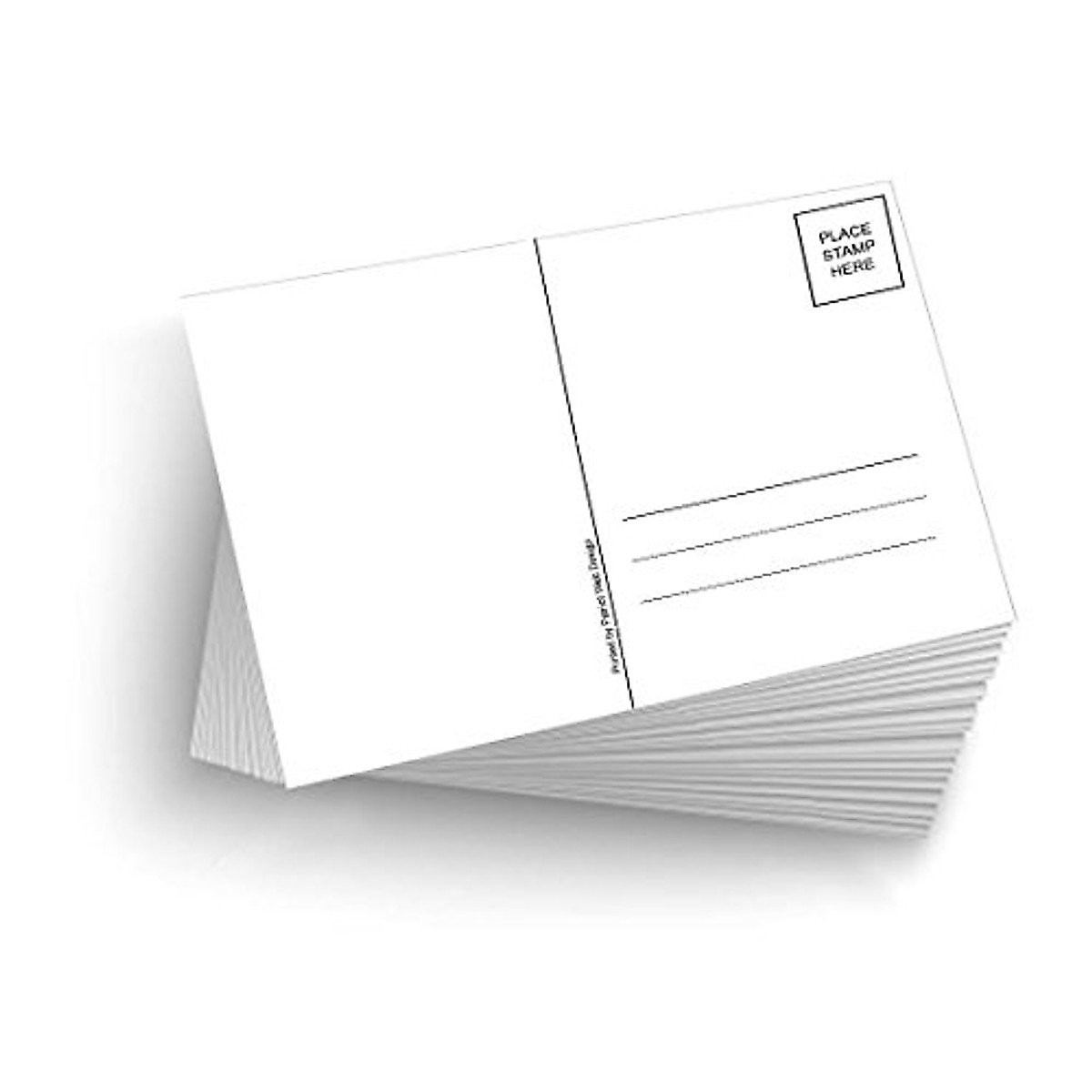 100 Blank Mailable 4"x6" Heavy Duty 14PT Postcards with Mailing Side