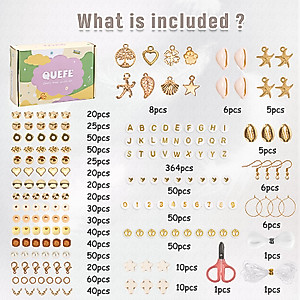 QUEFE 48 Colors 11160pcs Bohemian Clay Beads Bracelet Making Kit for Jewelry Making, Polymer Clay Beads for Boho Bracelet Necklace Earrings Making, Craft and Gifts