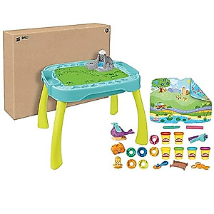 Play-Doh All-in-One Creativity Starter Station Activity Table, Preschool Toys for 3 Year Old Boys & Girls & Up, Starter Sets