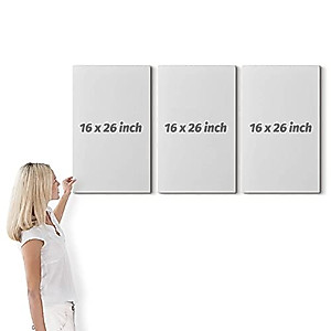 Coastal Beach Wall Art Bedroom: 3 Pieces Ocean Picture Seaside Painting Print on Seascape Artwork for Living Room Bathroom Decor(16x26)