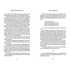 Wild Animals I Have Known