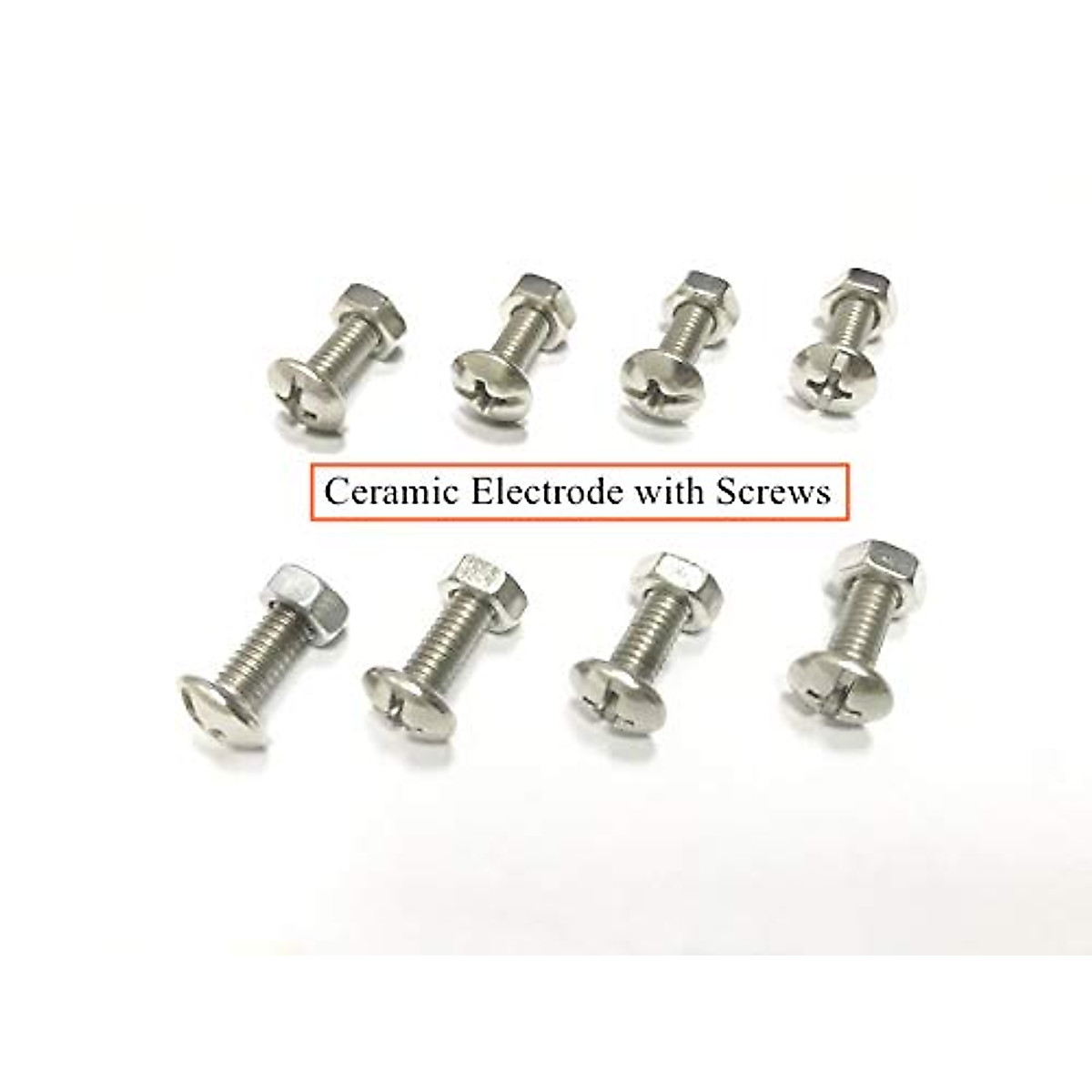 BBQ Future 4-Pack Ceramic Ignitor Electrode Replacement for Select Gas Grill Models by Kenmore, Nexgrill, Members Mark, Tera Gear and Others