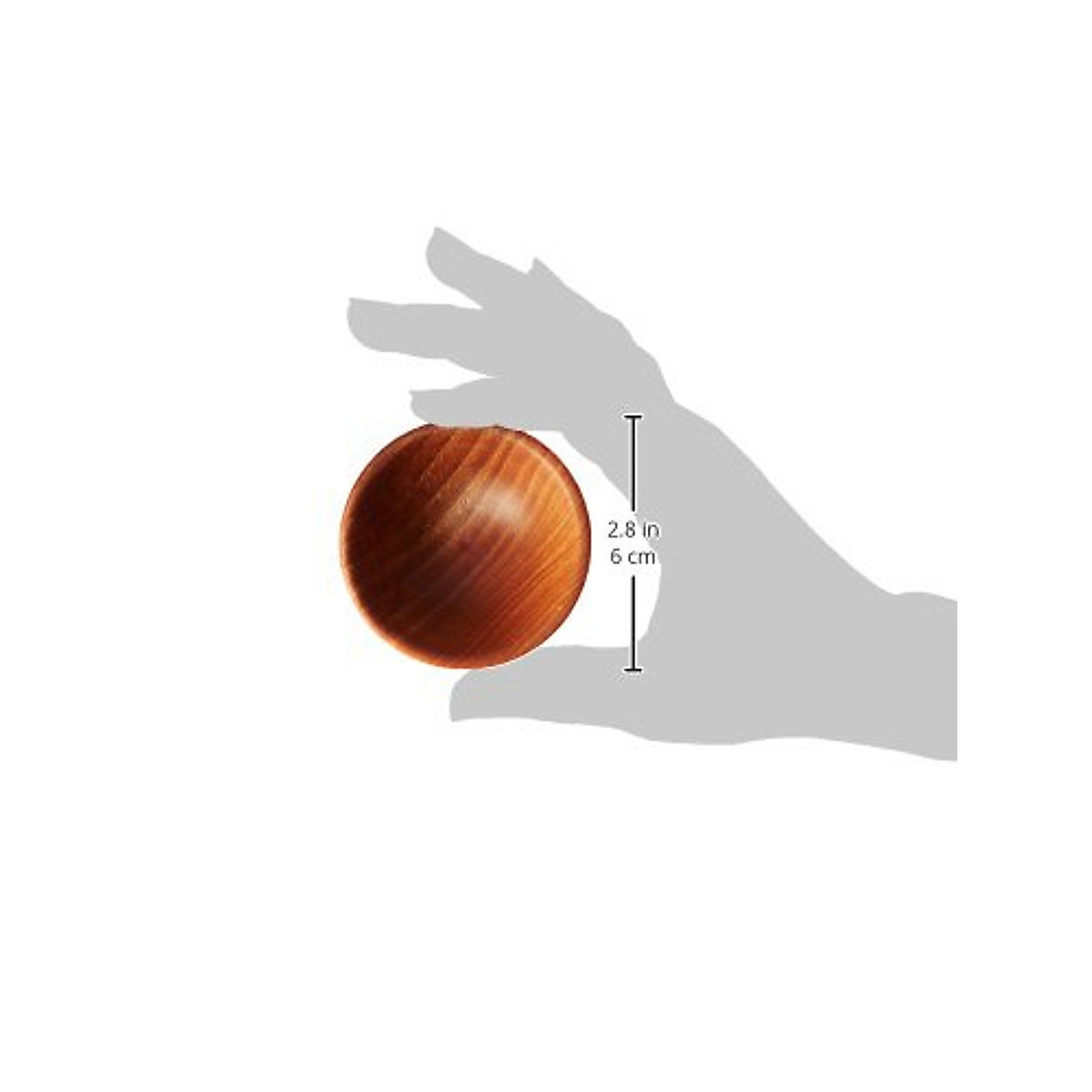 Lamson TreeSpirit Condiment Cups, 2-1/2" x 1-3/8", Set of 4, North American Hardwood