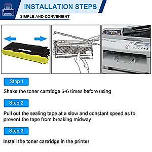 TN350 Toner Cartridge Compatible 1 Pack TN350 Black Replacement for Brother TN350 TN-350 DCP-7010 7020 7025 IntelliFax 2820 2910 2920 2850 MFC-7220 7225 7820 7420 HL-2040 2070N 2030 2040R Printer