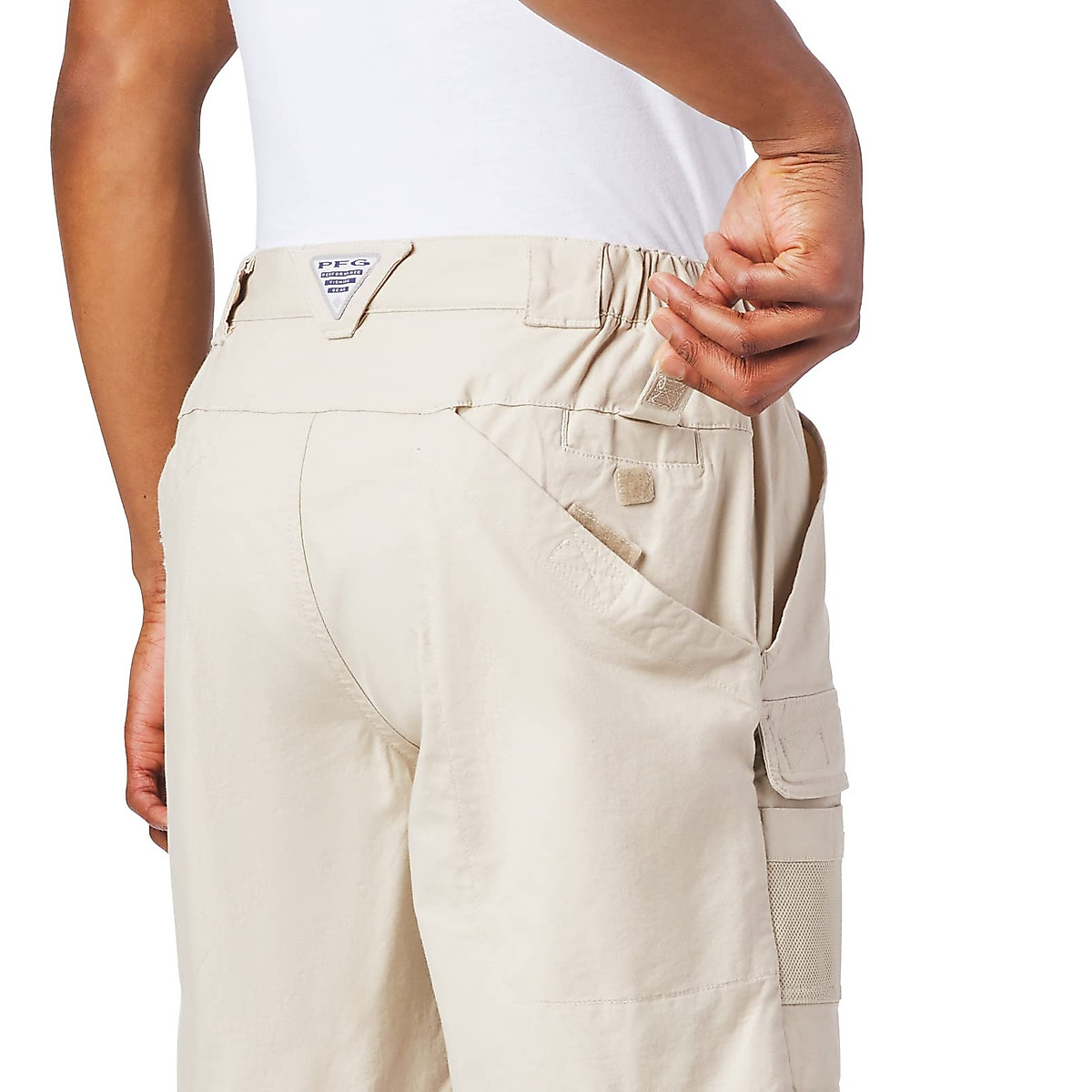 Columbia Men's Half Moon Iii Short, Fossil, 5X x 8