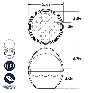 Nordic Ware Microwave Egg Boiler, 4 Capacity, White
