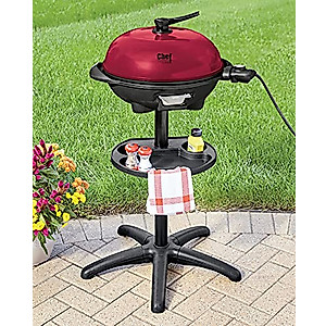 Montgomery Ward Chef Tested Indoor/Outdoor Electric Grill by Montgomery Ward, Red