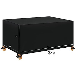 Patio Furniture Covers Waterproof Outdoor 600D Oxford Fabric Patio Table Covers Rectangle Couch Cover Weatherproof Furniture Covering for Deck Lawn and Backyard 70"L x 52"W x 40"H//175x130x100cm