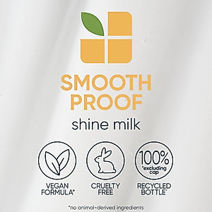 BIOLAGE Styling Smooth Shine Milk - Lightweight Mist That Smooths Hair & Controls Frizz For All Hair Types, Paraben-Free & Vegan, 8.45 Fl Oz