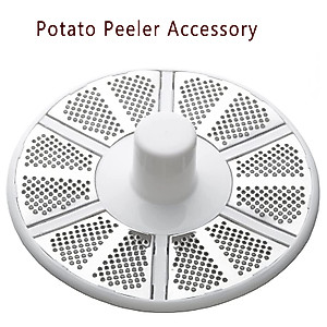 Electric Potato Peeler, Commercial Small Potato Peeling Machine, Vegetable Dehydrator, 1 kg Capacity, One-button Drive, Convenient and Fast, for Canteens, Hotels, Restaurants or Home Kitchen