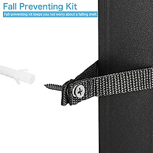 PROXRACER 5-Tier Bookshelf, 24 Inch Tall Standing Bookcase, Modern Display Shelf Unit Storage Organizer Rack for Study Room Home Office,Black