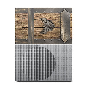 Head Case Designs Officially Licensed Assassin's Creed Wood And Metal Chest Black Flag Graphics Matte Vinyl Sticker Gaming Skin Decal Cover Compatible With Xbox One S Console