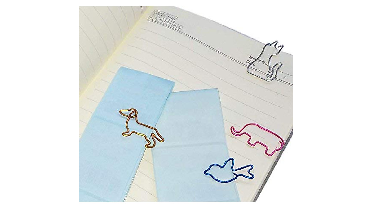Cute Small Colorful Paper Clips - Fun Office Supplies & Gifts