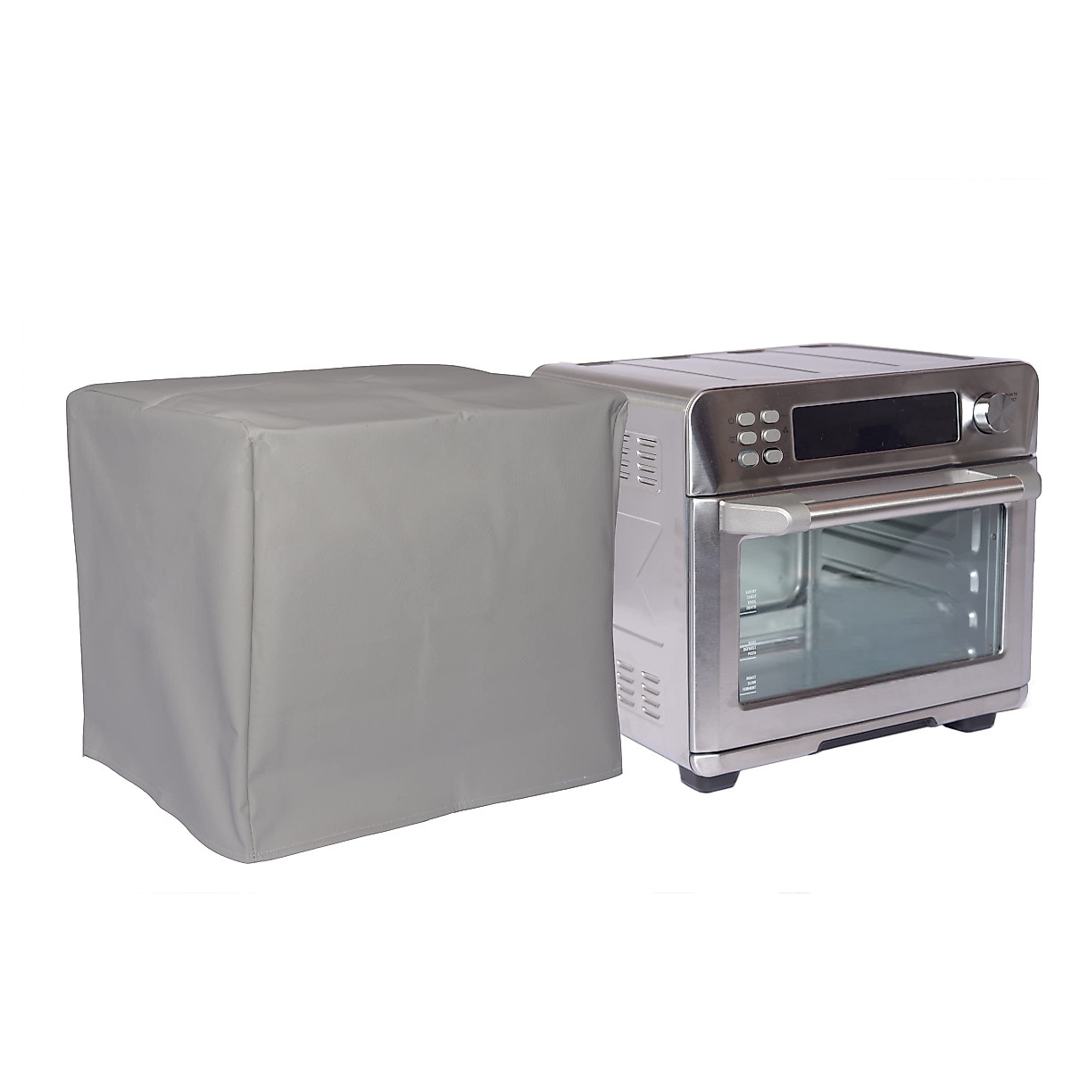 PERFECT DUST COVER, Light Grey Padded Cover Compatible with Emeril Lagasse Power Air Fryer 360 Model S∙AFO-001 Toaster Oven Standard Size, Anti-Static and Waterproof Cover by The