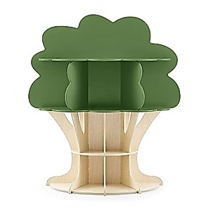 Delta Children Tree Bookcase - Greenguard Gold Certified, Fern Green/Crafted Natural