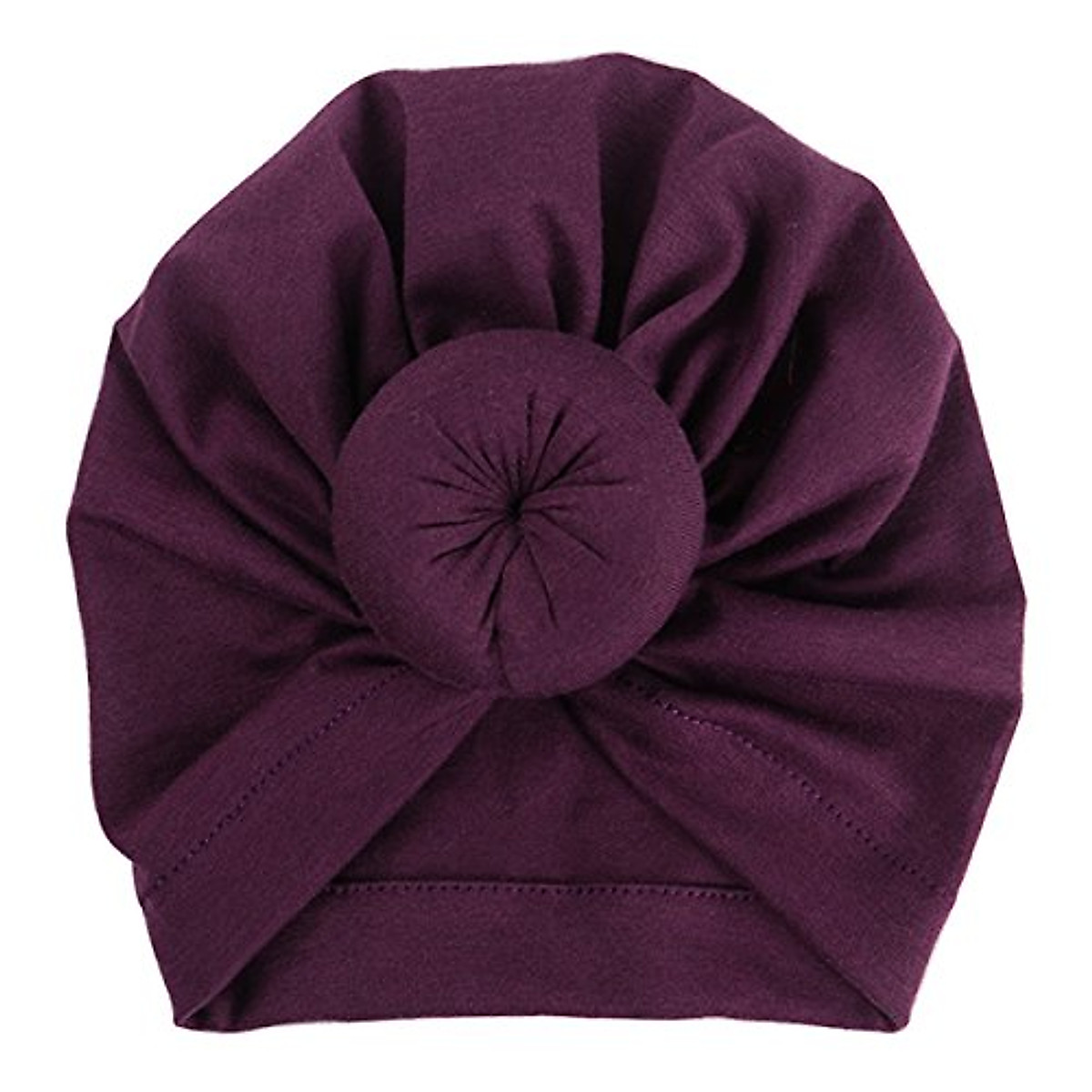 Newborn Baby Cotton Cloth Turban Toddler Rabbit Hospital Hat Ear Hat Kids Set Baby Cap (NN65)