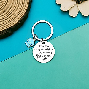 Funny Friendship Keychain Best Friends Jewelry Gifts for Women Men Funny Sister Gift from Sister Brother Stainless Steel Keyring Birthday Gift for Sister Friends Coworker Christmas Graduation Gifts