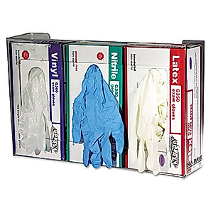SJMG0805 - San Jamar Clear Plexiglas Disposable Glove Dispenser