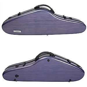 Aileen CSV-F18 Violin Hard Case 4/4 Full Size Luxury with Hygrometer Suspension, Purple