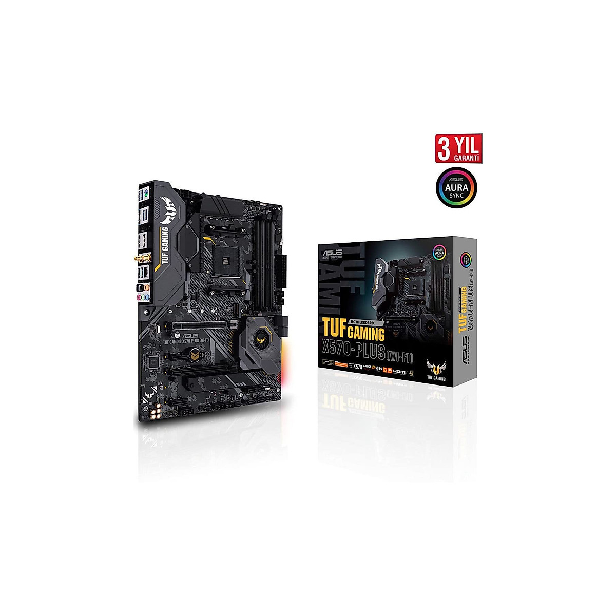 ASUS Tuf Gaming Plus AM4 AMD X570 ATX DDR4-SDRAM Motherboard
