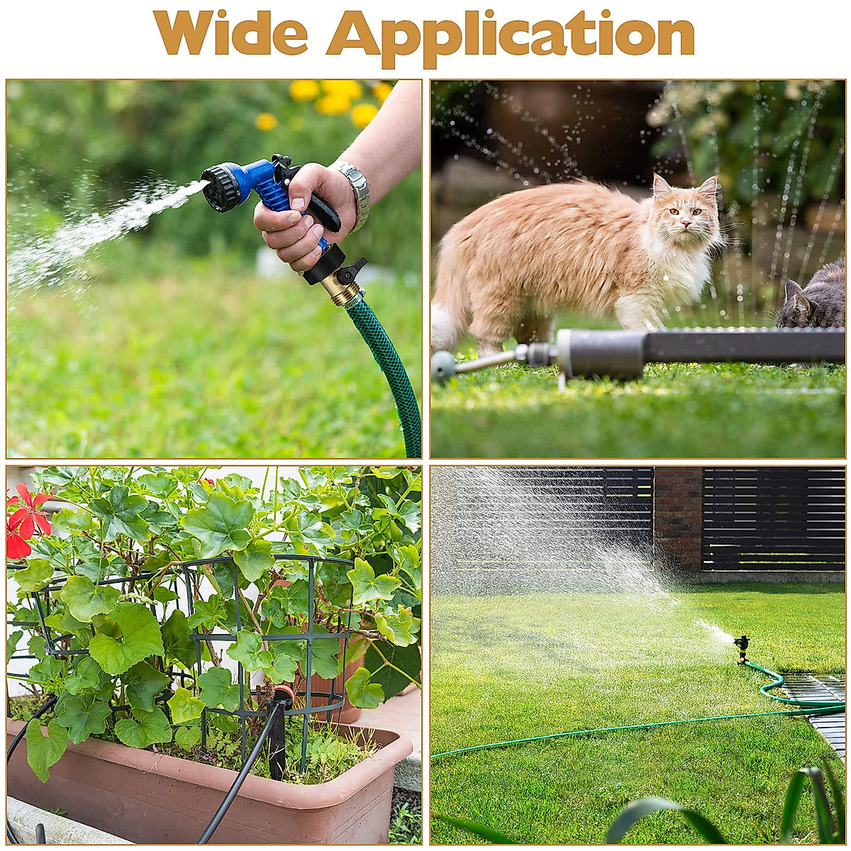 Tudomro 8 Pack Garden Hose Shut Off Valve Durable Hose Shutoff Valve Heavy 3/4 Brass Shut Off Valve for Garden Hose with Extra Pressure Washer Water Hose Shut Off Valve for Household Cleaning