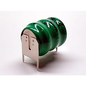 2PC VARTA Replacement Battery 55608303059-3/V80H Battery - 3.6V 80MAH NI-MH - 3 PIN