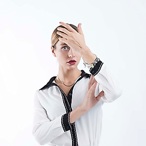 FOTAP Alice Bracelet She Believed She Could So She Did Inspirational Encouragement Bracelet Alice Fans Gifts Alice Gift (Alice SB)