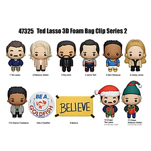Monogram Ted Lasso Figural Bag Clip Series 2-3D Foam Figural Bag Clip in Blind Bag
