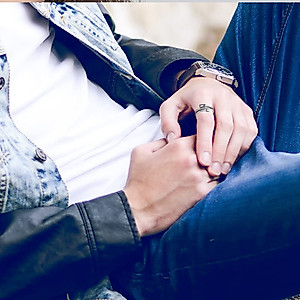 KUNSIR 925 Sterling Silver Rings Classic Cubic Zirconia Eternity Promise Statement Anniversary Wedding Bands Engagement Rings for Women Infinity Forever Love Ring Size 7-9