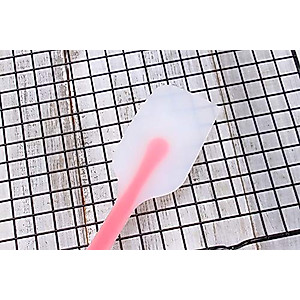 HiramWare Silicone Spatula Set of 4 - Heat Resistant Flexible Spatula 450F with Stainless Steel Core - Food Grade Premium Good Grip Kitchen Utensils - Seamless, Heavy Duty, BPA Free, Dishwasher Safe