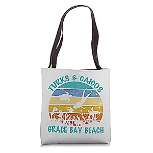 Turks and Caicos Islands West Indies Grace Bay Beach Gifts Tote Bag